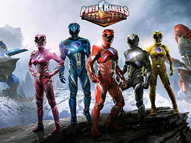 Power Rangers Backdrop Superhero Birthday Boys Party Supplies Banner ...