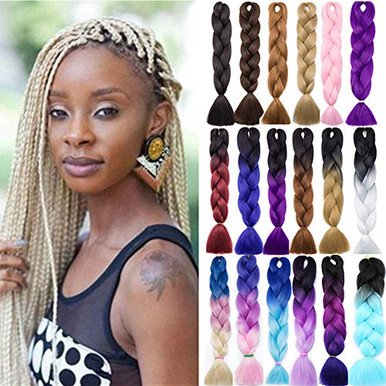 Jumbo Braids Hair Extensions Afro Twist Braids Kanekalon Jumbo Braiding ...