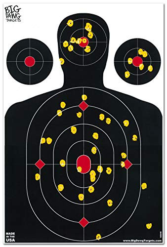 Big Dawg Targets 25 Pack 12 X 18 Inch Silhouette Reactive Splatter ...