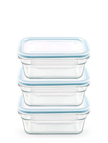 Snaplock Lid Tempered Glasslock Storage Rectangular Container Airtight ...