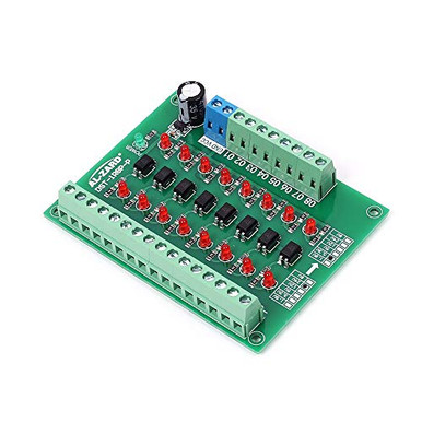 8 Channel Optocoupler Isolation Board Voltage Level Translator PLC ...