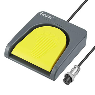 iKKEGOL Aviation 2 Pin Plug Connector Single Foot Pedal Operated ...