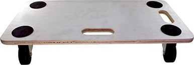Move-It 3367 23-Inch x 12-Inch Rectangle Wood Platform Dolly, 400-lb ...