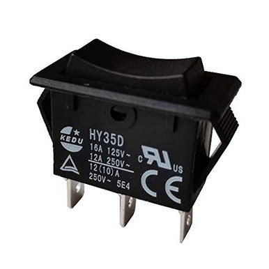 2 Pieces HY35D Rocker Switches 3 Pins Pushbutton Switch from KEDU On ...