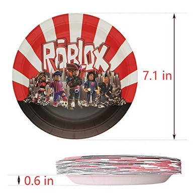 Plates for Roblox Party Plates Birthday Disposable Plates Birthday ...