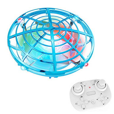 Mini Remote Control UFO Flying Ball Drone Toys with LED Light Indoor ...