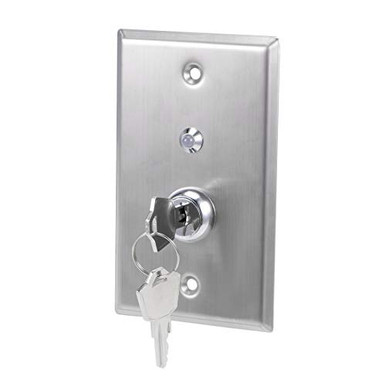 uxcell Key Switch On-Off Exit Switches Emergency Door Release SPST for ...