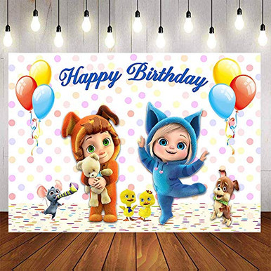 Cartoon Dave and Ava Backdrop Lovely Colorful Background Dave and Ava ...
