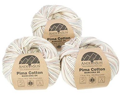 Set of 3 100 Pima Cotton DK 3 150 Grams Total Luxurious and Caring Soft ...