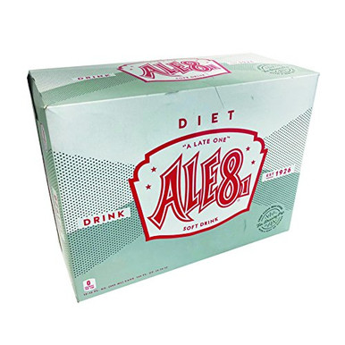 Diet Ale 8 One Soda, 12 Pack of 12 oz cans - Warehousesoverstock