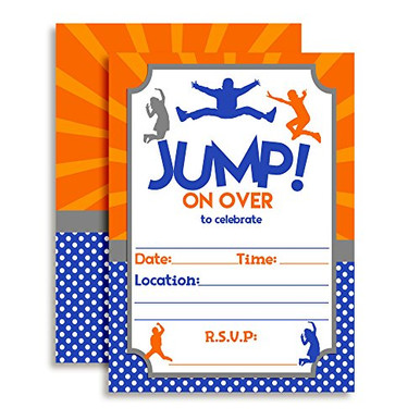 Jump Zone Bounce and Play Trampoline Park Jumping Birthday Party ...