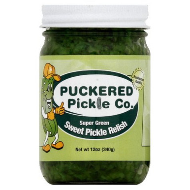 Puckered Pickle Relish Pickle Company Green Super Sweet Pickle Relish ...