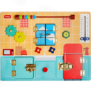 Toddler Busy Board Montessori Busy Boards for Toddlers with Latches ...