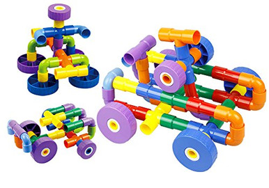 PK-Articles Building Blocks Tube Blocks Set Assembling Toys DIY ...