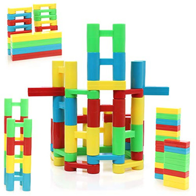 Magnetic Stick N Stack 100 Piece HiStack Magnetic Building Blocks, with ...