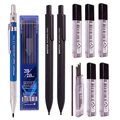 Morning glory 2 0 mm Lead Holder Pen 1 8 mm Flat Leads Mechanical ...