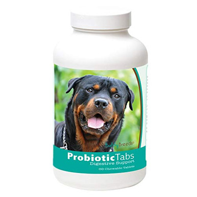 Healthy Breeds Dog Probiotic Digestive Support Tablets for Rottweiler ...