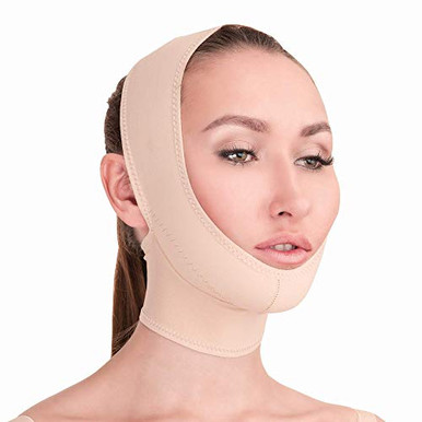 Post Surgical Chin Strap Bandage for Women Neck and Chin Compression ...