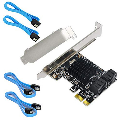 Ziyituod 4 Port SATA Card PCIe SATA III Controller Card to 6GB s ...