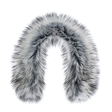 Futrzane Faux Fur Trim for Hood Replacement Like Real Fur Buttons ...