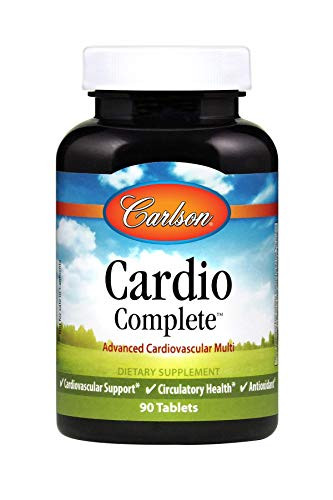 Carlson Cardio Complete Advanced Cardiovascular Multivitamin Heart ...