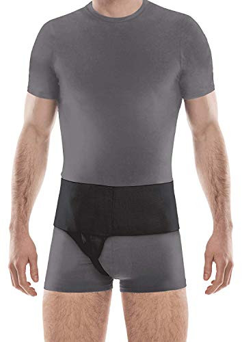 Left Side Inguinal Groin Hernia Belt - Left Black Large ...