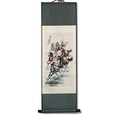 SweetHome Asian Silk Scroll & Picture Scroll & Wall Scroll Calligraphy ...