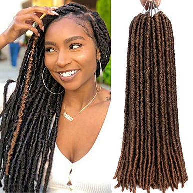 6 Packs lot Dreadlocks Crochet Braids Soft Faux Locs Crochet Hair ...
