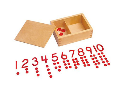 Kid Advance Montessori Cut-Out Numeral and Counters - Warehousesoverstock