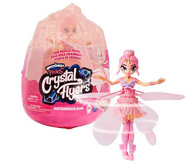 Hatchimals Pixies, Crystal Flyers Pink Magical Flying Pixie Toy, for ...