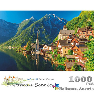 Ingooood 1000 Pieces Jigsaw Puzzles for Adult- European Scenic Series ...