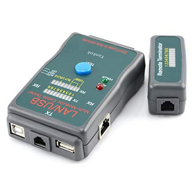 Yankok Network and USB Cable Tester for RJ45 RJ12 RJ11 Ethernet USB AA ...