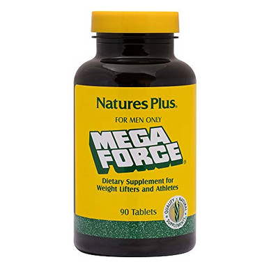 NaturesPlus Mega Force Multivitamin for Men 90 Tablets Multivitamin ...