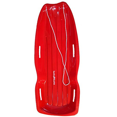 Lucky Bums Kids Plastic Snow Sled 48 inch Toboggan Red ...
