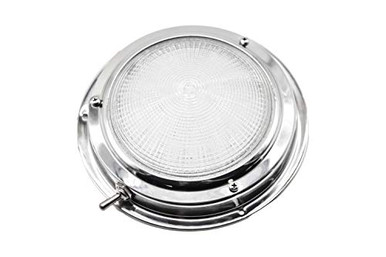 MARINE CITY Stainless Steel Marine 12V 3W LED Dome Light 4 Inches ...