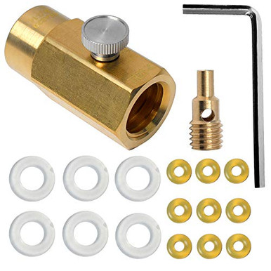 Gekufa Co2 Cylinder Refill Adapter Connector Kit for CGA320 Filling ...