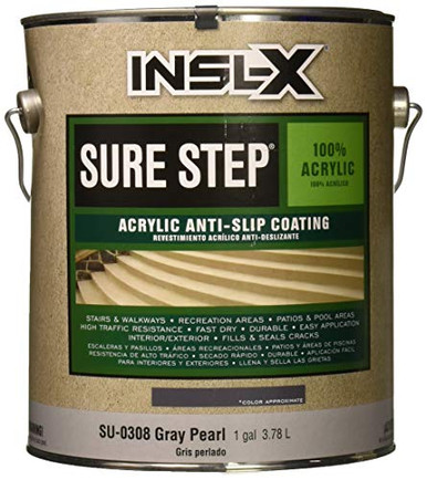 COMPLEMENTARY COATINGS SU0308092 01 INSL X Sure Step Acrylic Gray Pearl ...