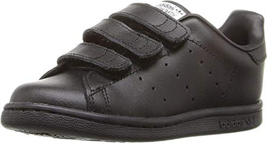 adidas Originals Baby Stan Smith Cloudfoam Sneaker Black Black Footwear ...