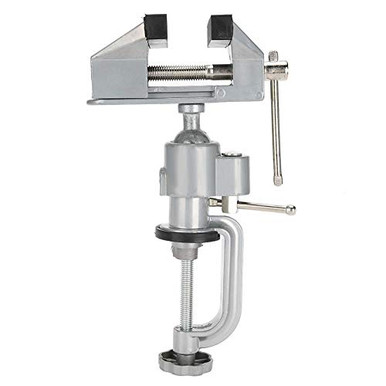 Mini Table Bench Vise Aluminum Alloy Rotation 360 degree Small Table ...