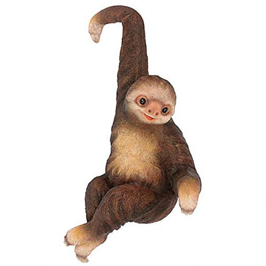Design Toscano QM2986400 Sinbad The 3 Toed Sloth Hanging Statue Full ...