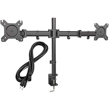 Halter Dual LCD Adjustable Monitor Stand, Dual Stacking Arm, Desk Clamp ...