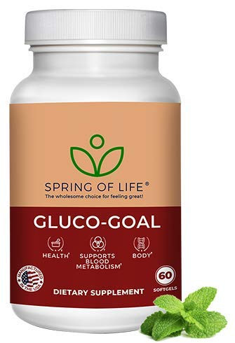 Spring of Life Gluco Goal Supports Healthy Blood Sugar Levels 60 ...