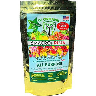 IV Organic 6Macros Plus Premium Blend Fertilizer with Extra Calcium 4 ...