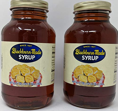 Blackburn Syrup Glass Bundle 2 x 40 Oz Glass Blackburns Glass Jar Syrup ...
