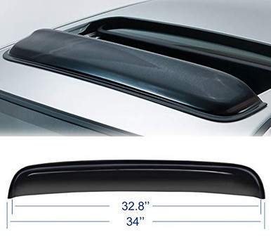 NOPOCA 34 Universal Dark Smoke Sunroof Moon Sun Roof Window Visor Shade ...