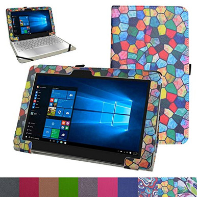 Dell New Latitude 11 5175 Case,Mama Mouth PU Leather Folio 2-Folding ...