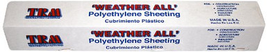 TRM Manufacturing FR410 Weatherall 4 Mil Flame Retardant Clear Poly ...