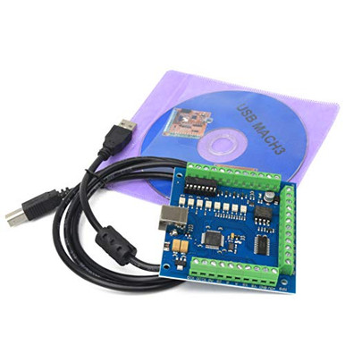 RATTMMOTOR 4Axis Mach3 USB Stepper Motor Controller Board CNC Motion ...