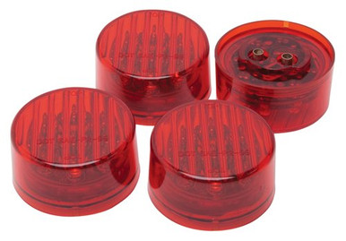 RoadPro RP-1277R4P 2" Red LED Round Sealed Light - 4 Pack ...