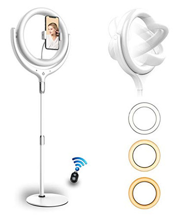 Bellestars 12 Desktop Ring Light Ring Light For Laptop Circle Light For ...